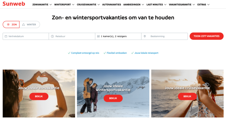 All inclusive vakanties bij Sunweb | Reisaanbod + review 2025